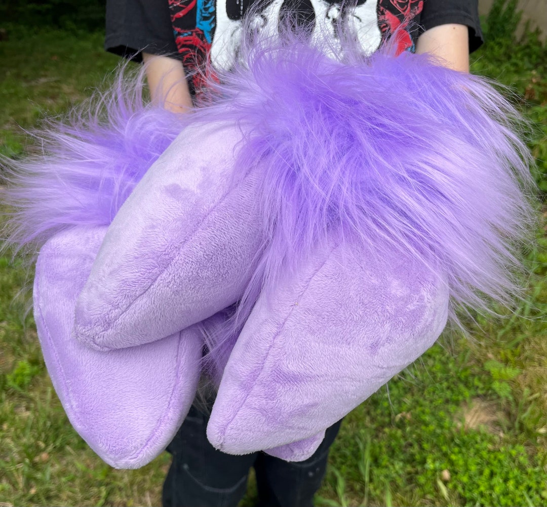 Lavender Split Hooves, Good for Beginner Furries, Oversized Toonie ...