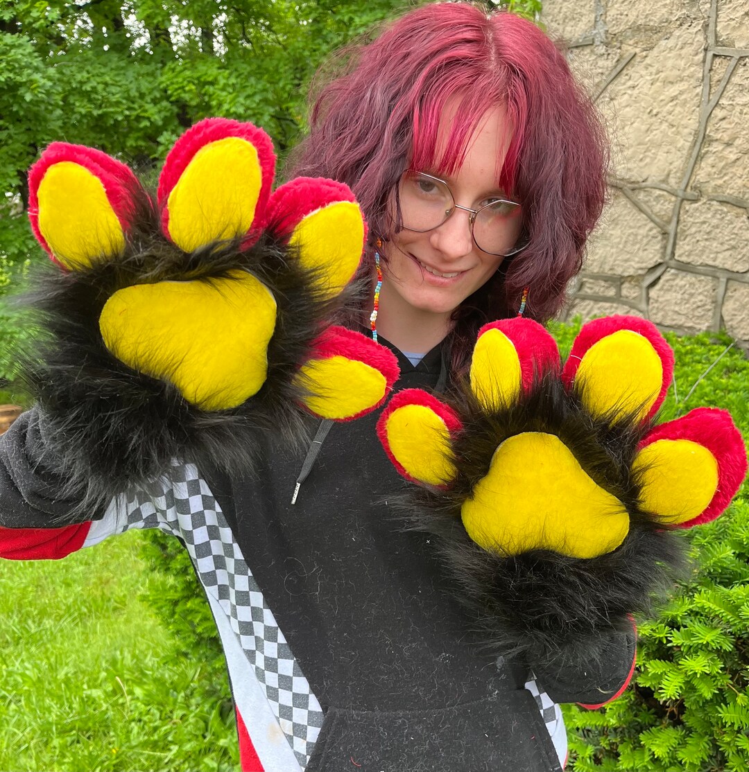 Defected Furry Paws, Good for Beginner Furries and Halloween Costumes ...
