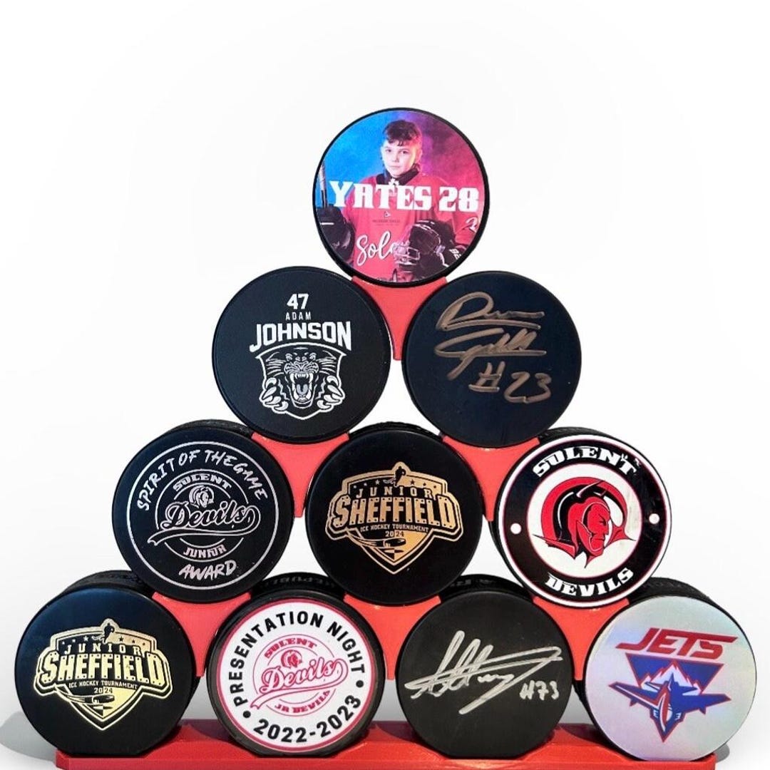 Ice Hockey Puck Stand / Pyramid X10 Pucks - Etsy UK