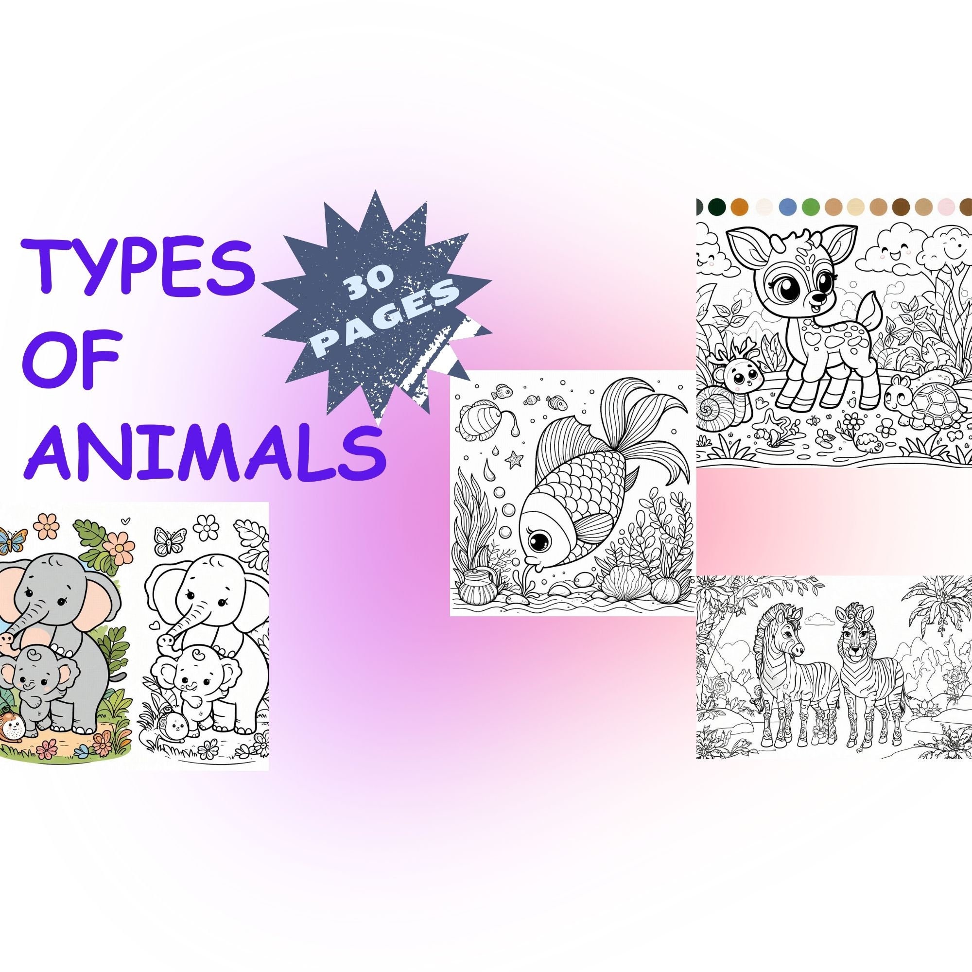 30 Animal-themed Children's Coloring Pages That Can Be Downloaded ...