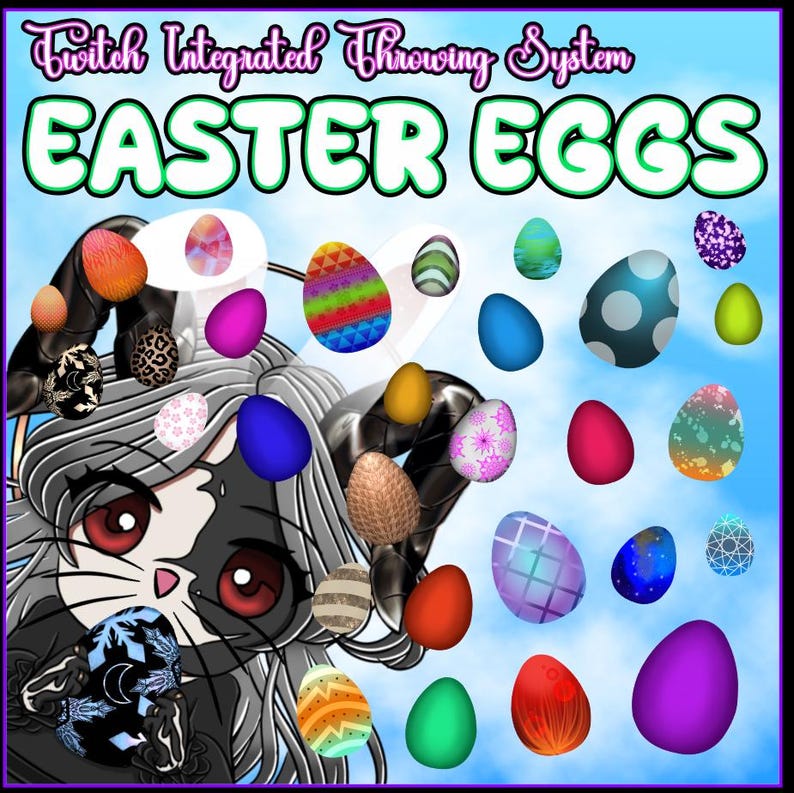 Vtuber Asset - Easter Egg Throwables - Etsy