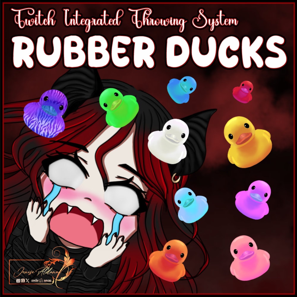 Vtuber Asset - Rubber Ducks Throwables - Etsy
