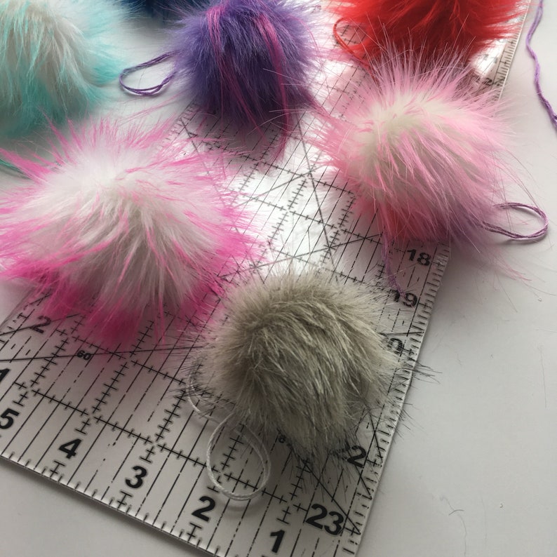 Tiny Tufts Luxury Faux Fur Pom Poms - Etsy