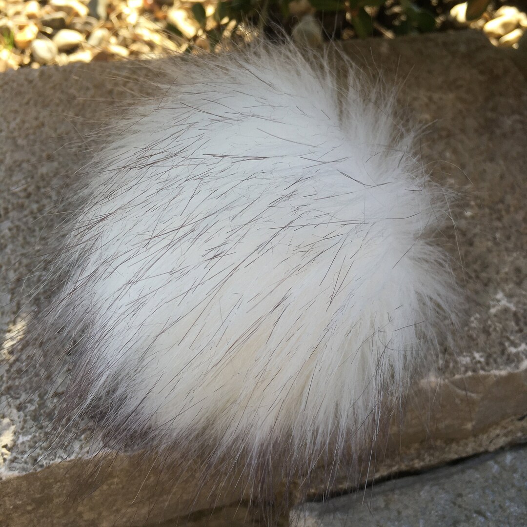 Luxury Arctic Fox Faux Fur Pom Pom - Etsy