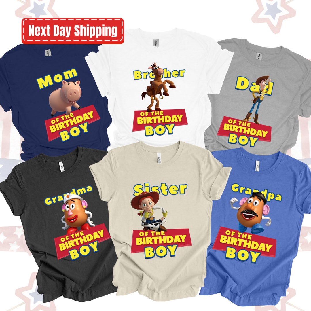 Custom Toy Story Birthday Boy Shirt, Toy Story Birthday Shirts for ...