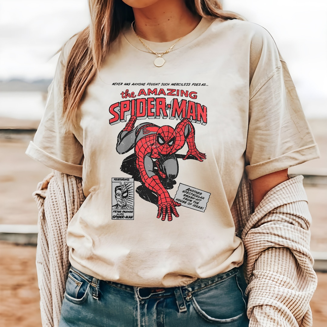 Retro 90s the Amazing Spiderman T-shirt, Spider-man Shirt, Superhero ...
