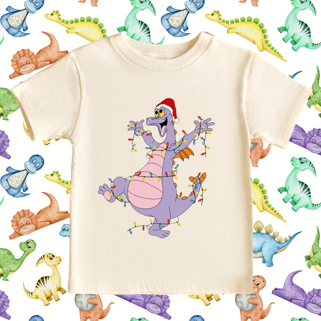Disney Figment Christmas Lights Shirt, Purple Dragon Kids Shirt, Dragon ...