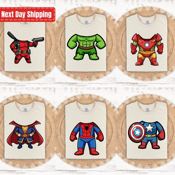 Superhero Shirt - Etsy