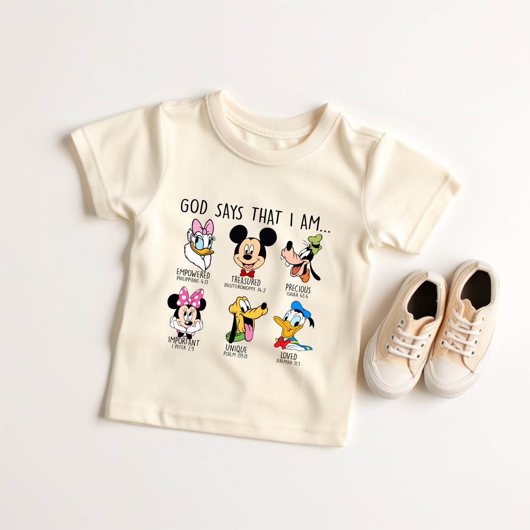 God Says That I Am Mickey Mouse and Friends Shirt, Disneyworld Shirt ...