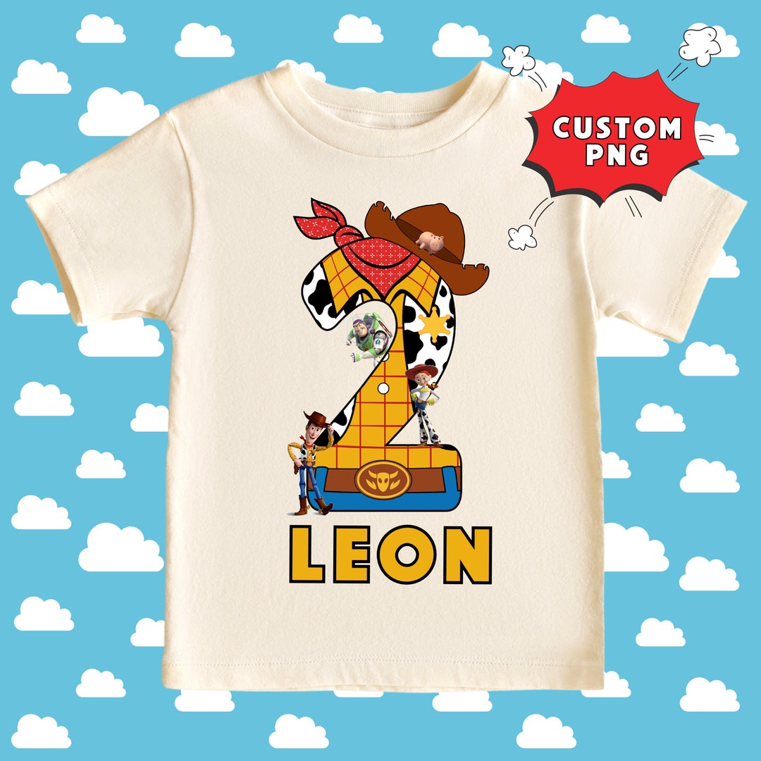 Personalized Toy Story Birthday Number PNG - Custom Name (digital ...