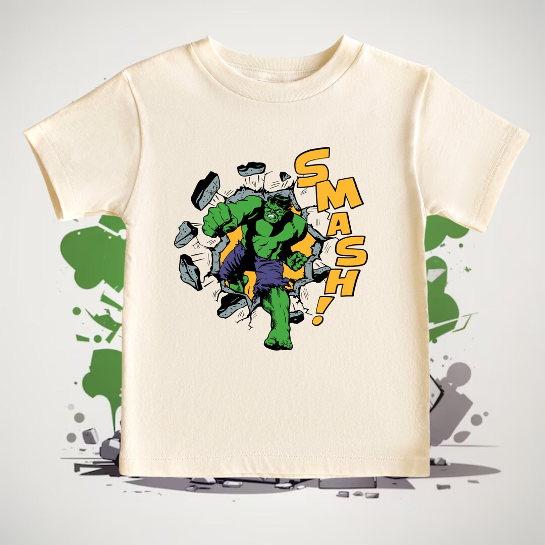 Hulk Smash T-shirt, Marvel Incredible Hulk Shirt, Avenger Superhero T ...