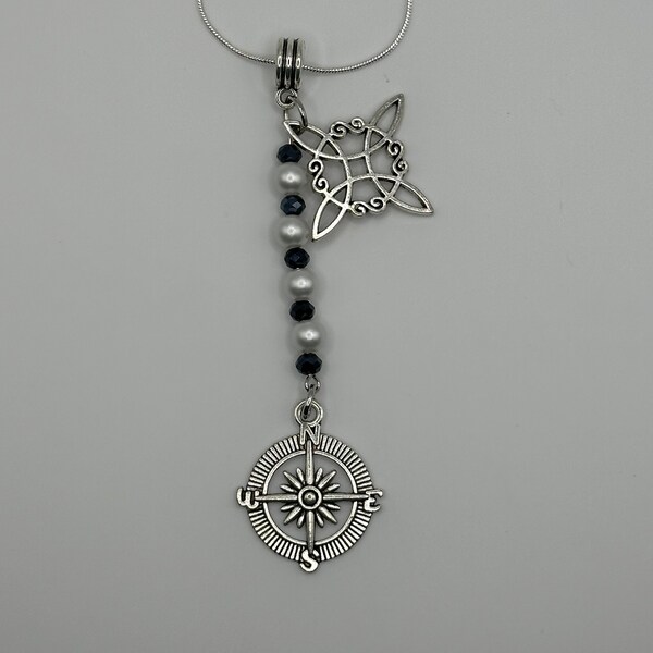 Compass Pendant - Etsy