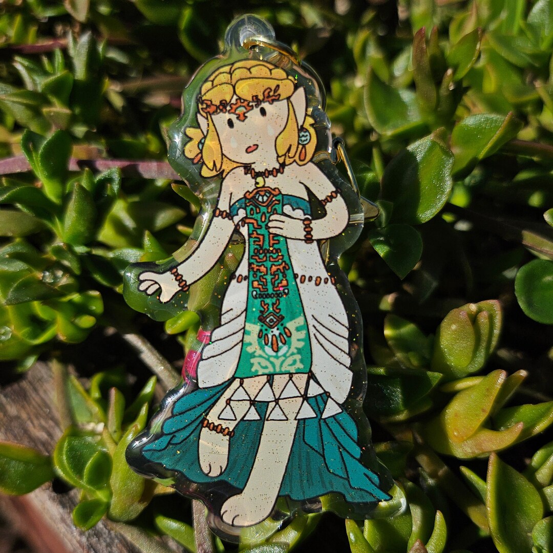 Princess Zelda Acrylic Charm - Etsy