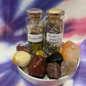 Spell Jar Witchcraft Crystals Spirituality Protection Jars Custom Made ...
