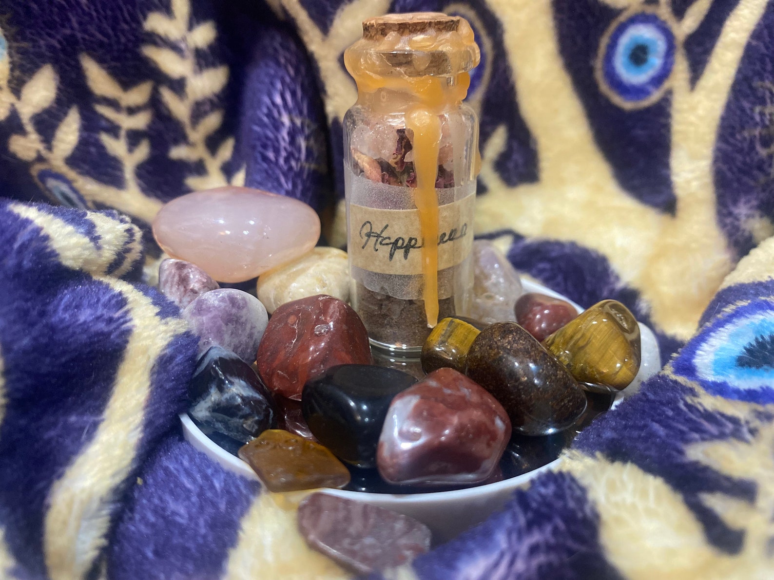 Spell Jar Witchcraft Crystals Spirituality Protection Jars Custom Made ...