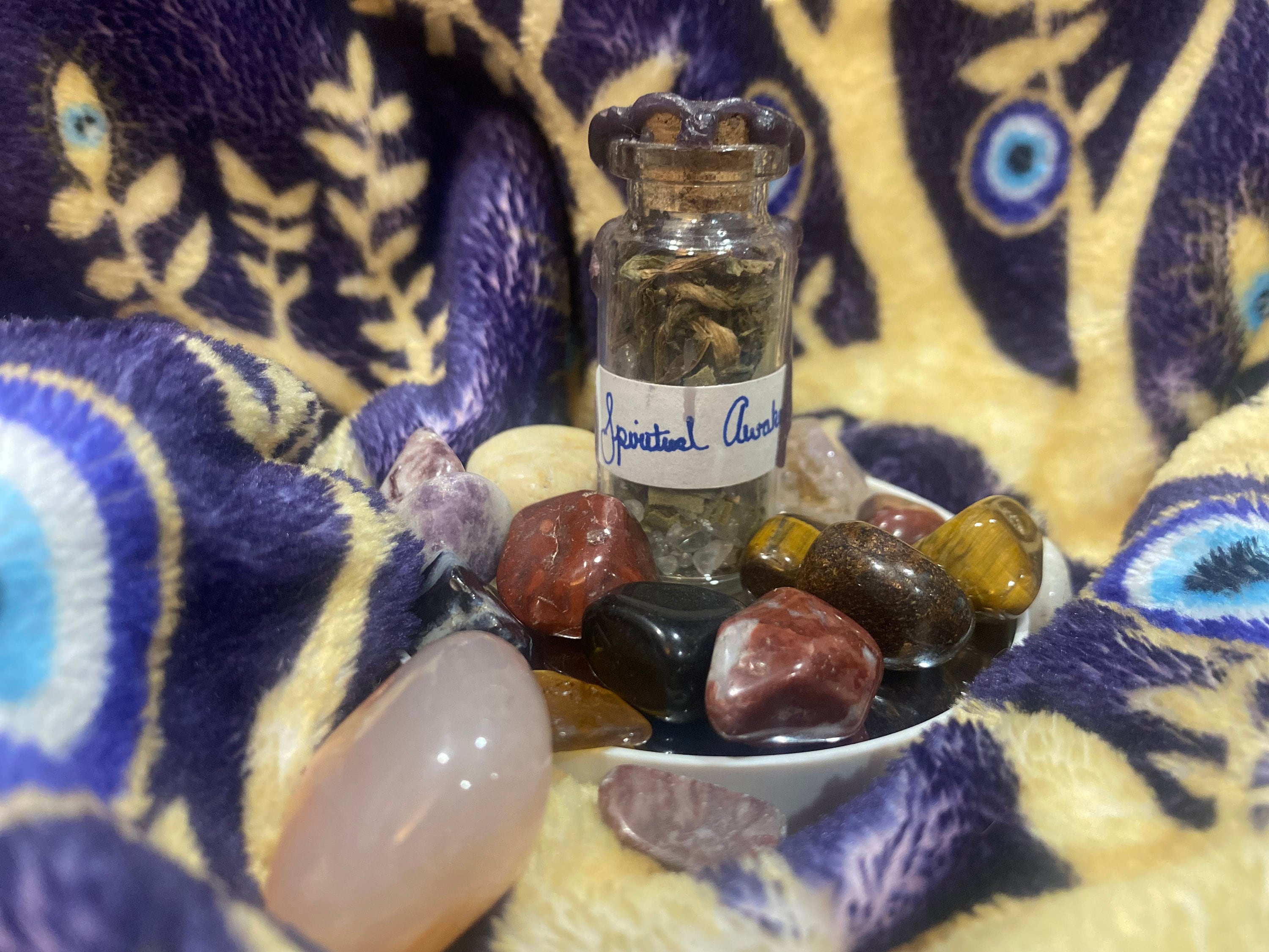 Spell Jar Witchcraft Crystals Spirituality Protection Jars Custom Made ...