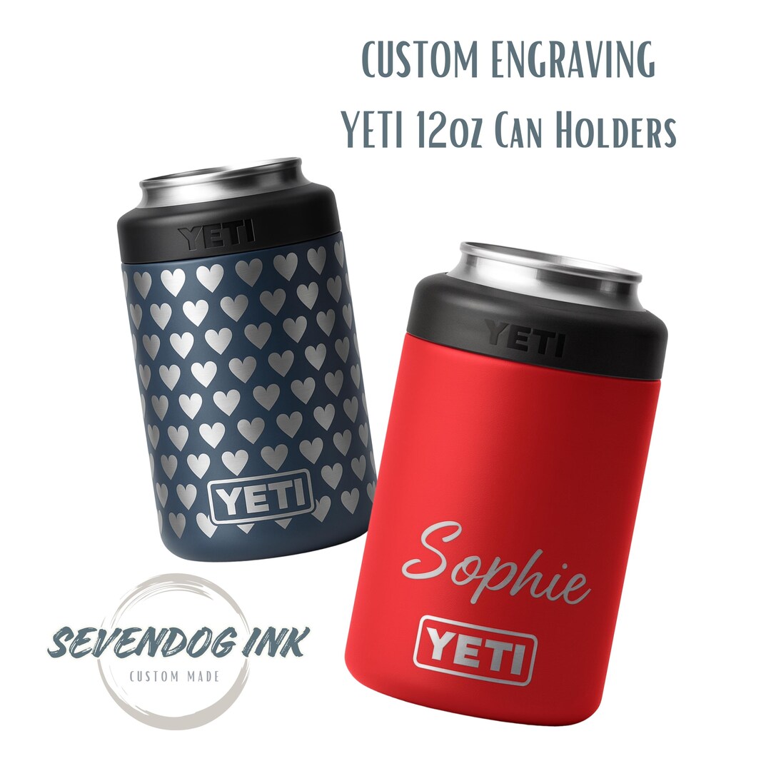 YETI Brand Engraved Can Holder 12oz *CUSTOM* - Etsy