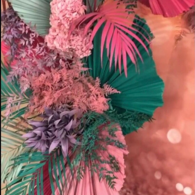 Painted Palm Fronds - Etsy