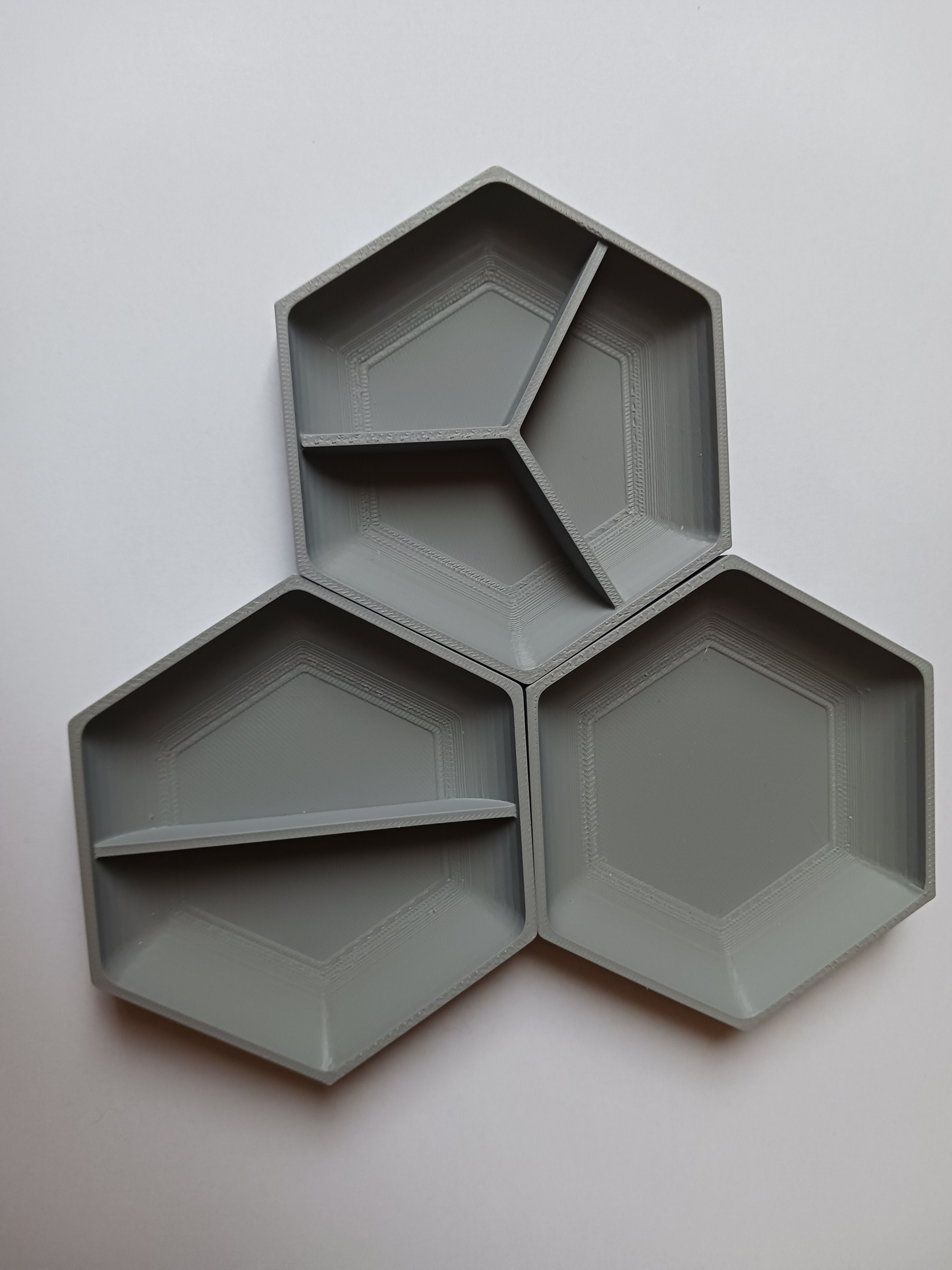 Magnetic Hexagonal Board Game Tray - Etsy