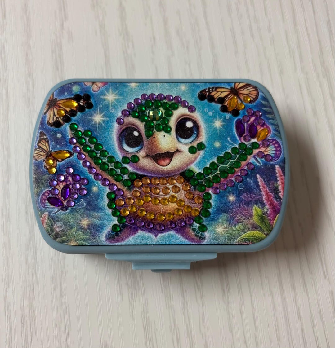 Pill Case - Sea Turtle - Etsy