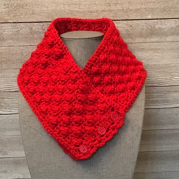 Popcorn Stitch Scarf - Etsy
