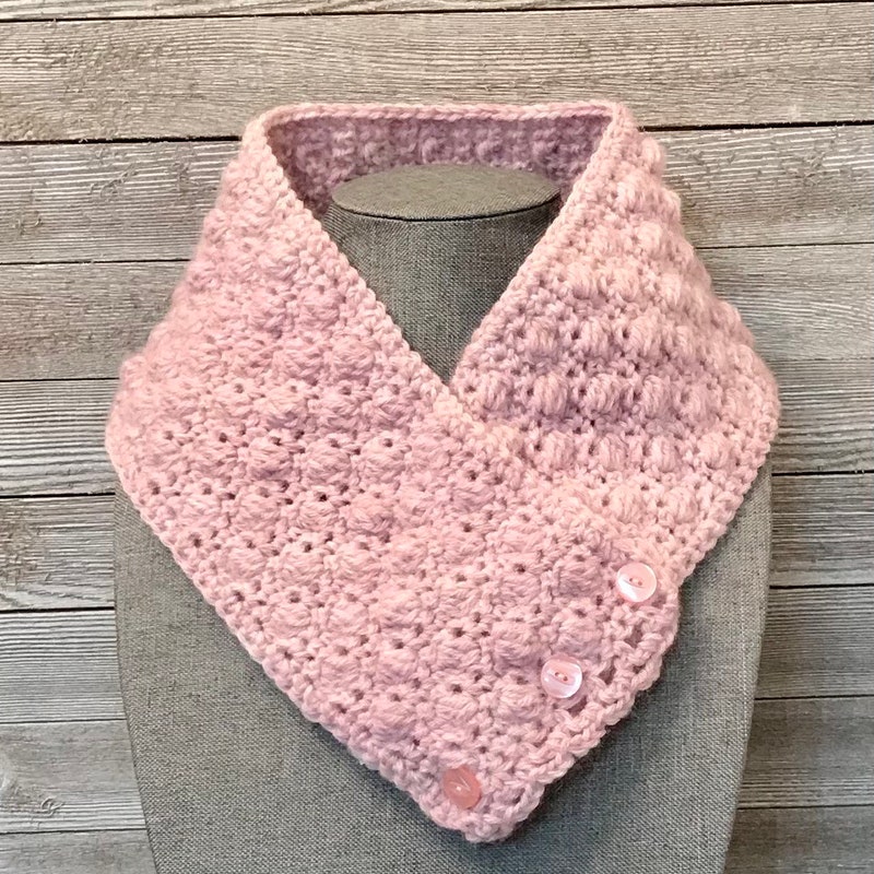 Popcorn Stitch Scarf - Etsy