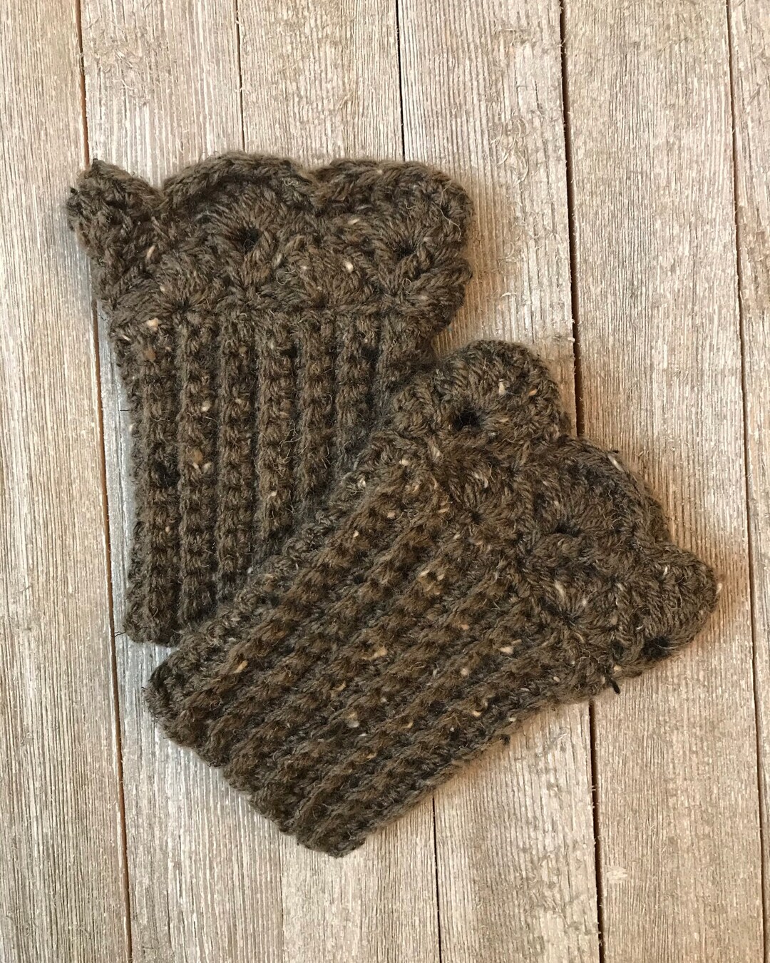 Barley Fleck Boot Cuffs for Short Boots - Etsy
