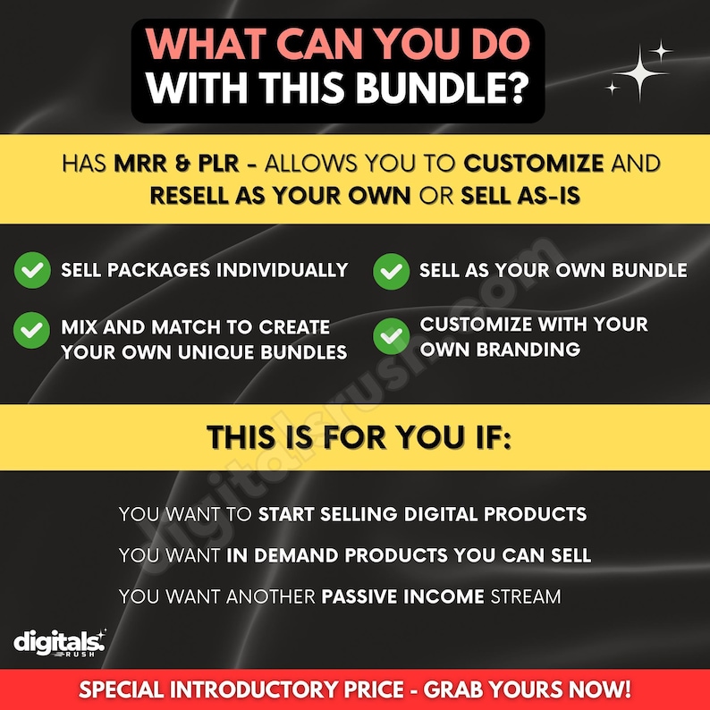 10,000+ Digital Product Resell Bundle, PLR MRR Rights (digital Download ...