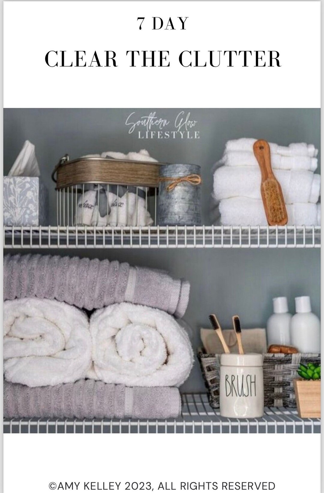 Clear the Clutter Guide, Declutter Guide, Home Declutter, Home ...