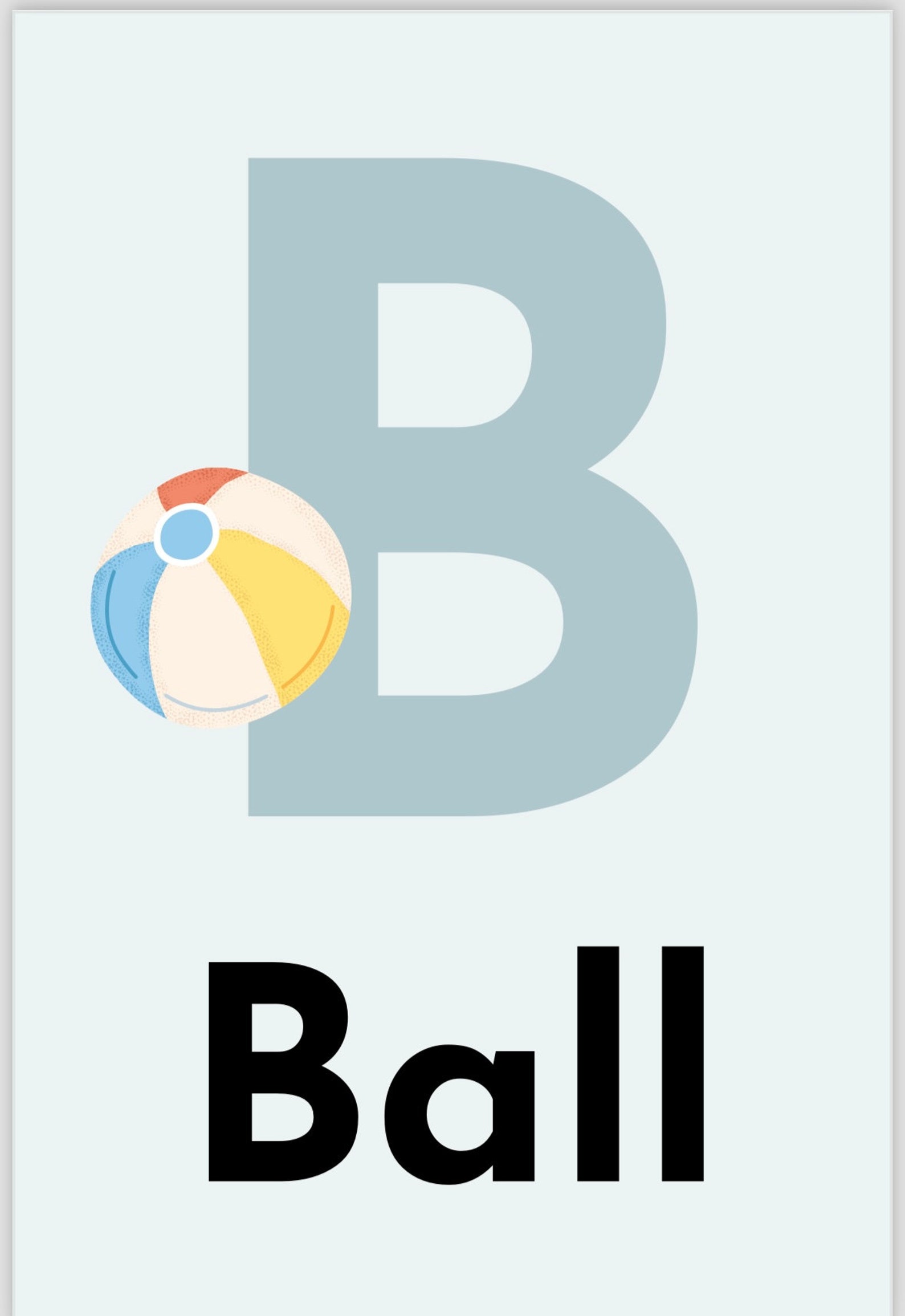 Alphabet Digital Flash Cards, Instant Download, ABC Cards, Flash Cards ...