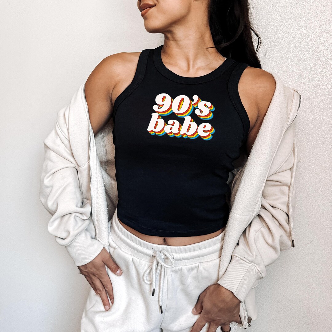 Retro 90s Tank Top | 2000s Graphic Tank | Y2K Style Sleeveless Top ...