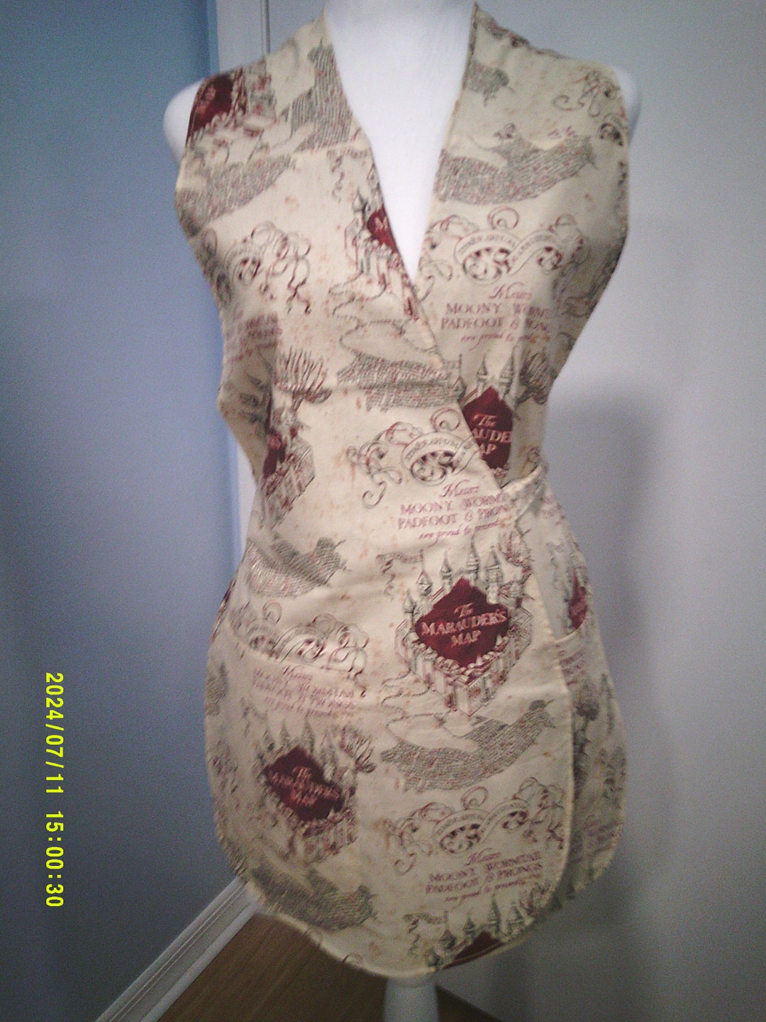 Adult Wrap Backless, Reversible Aprons, One Size Fits All Vintage ...