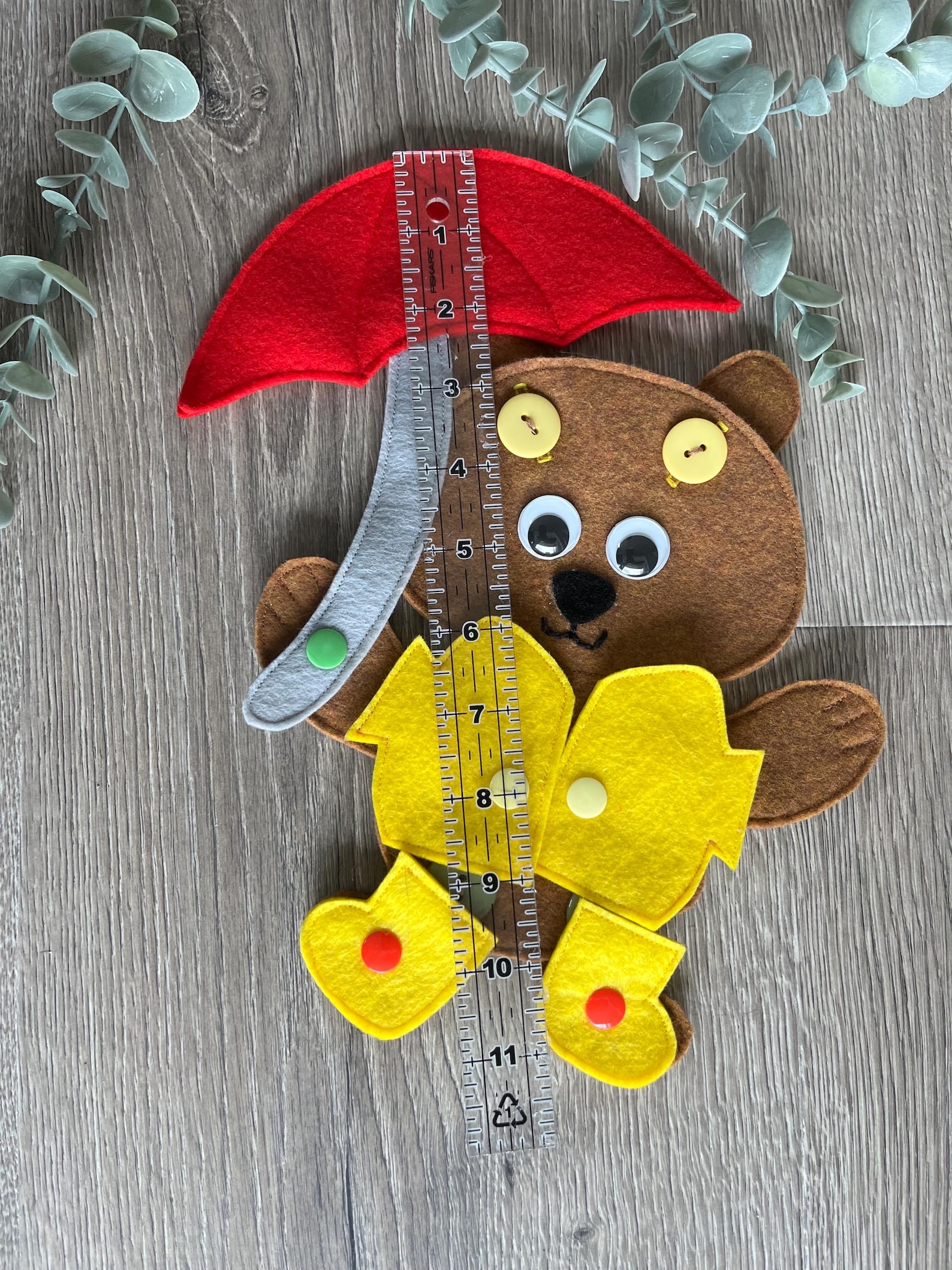 Rainy Day Bear – Fine Motor Skills & Sensory Activity - Etsy