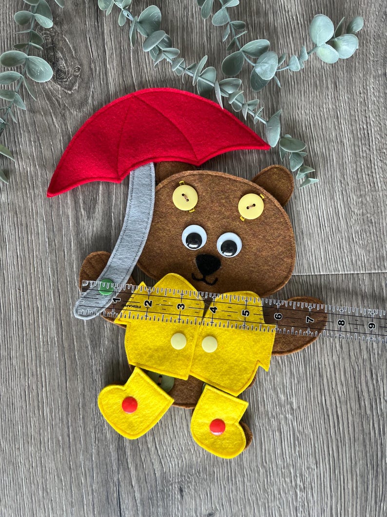 Rainy Day Bear – Fine Motor Skills & Sensory Activity - Etsy