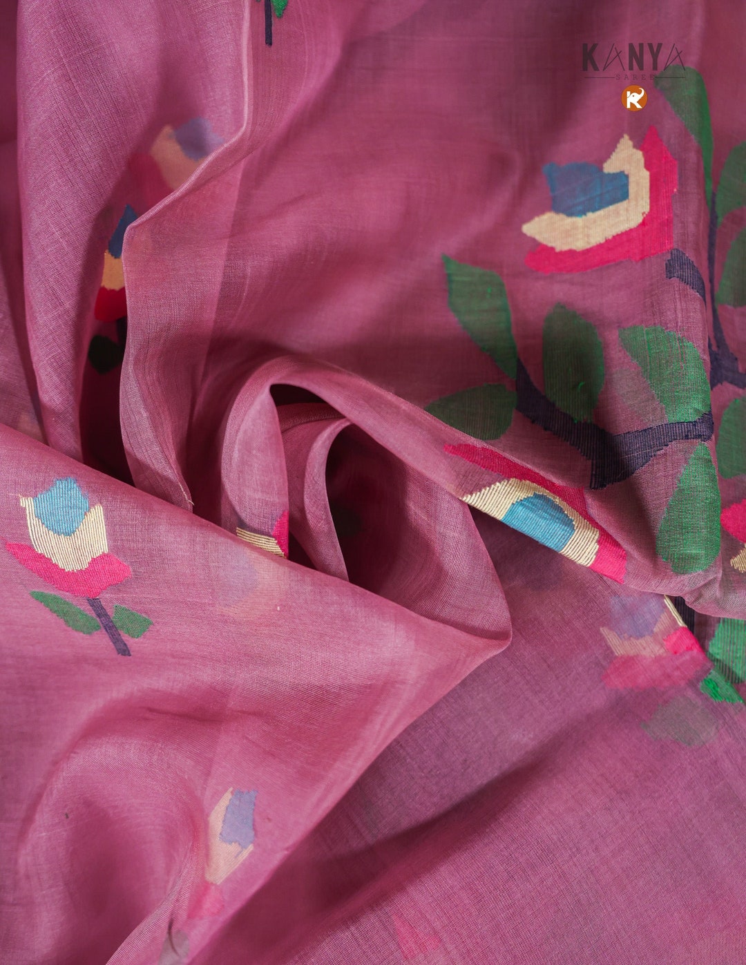 Pure Muslin Saree- Exclusive Premium Quality Handcrafted Masterpiece ...