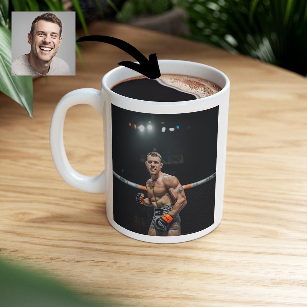UFC Fighter Themed Custom Face Swap Mug- Personalized Gift - Etsy