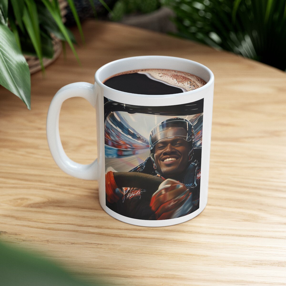 Race Car Driver Themed Custom Face Swap Mug- Personalized Gift - Etsy