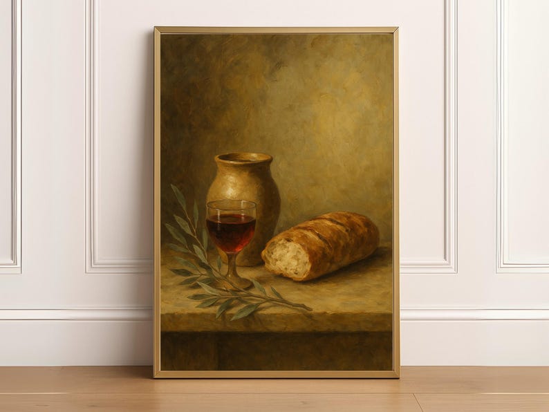 Communion Wall Art Printable, the Last Supper Print, Christian Art ...