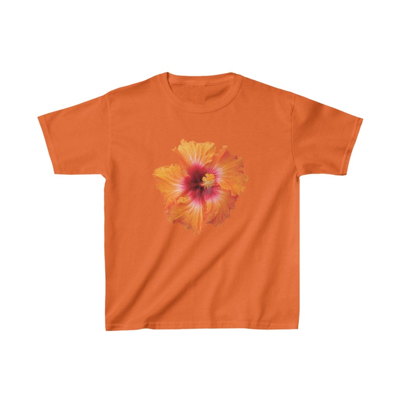 Hibiscus Flower Baby Tee, Graphic Baby Tee, Custom Graphic Tee, Women's ...