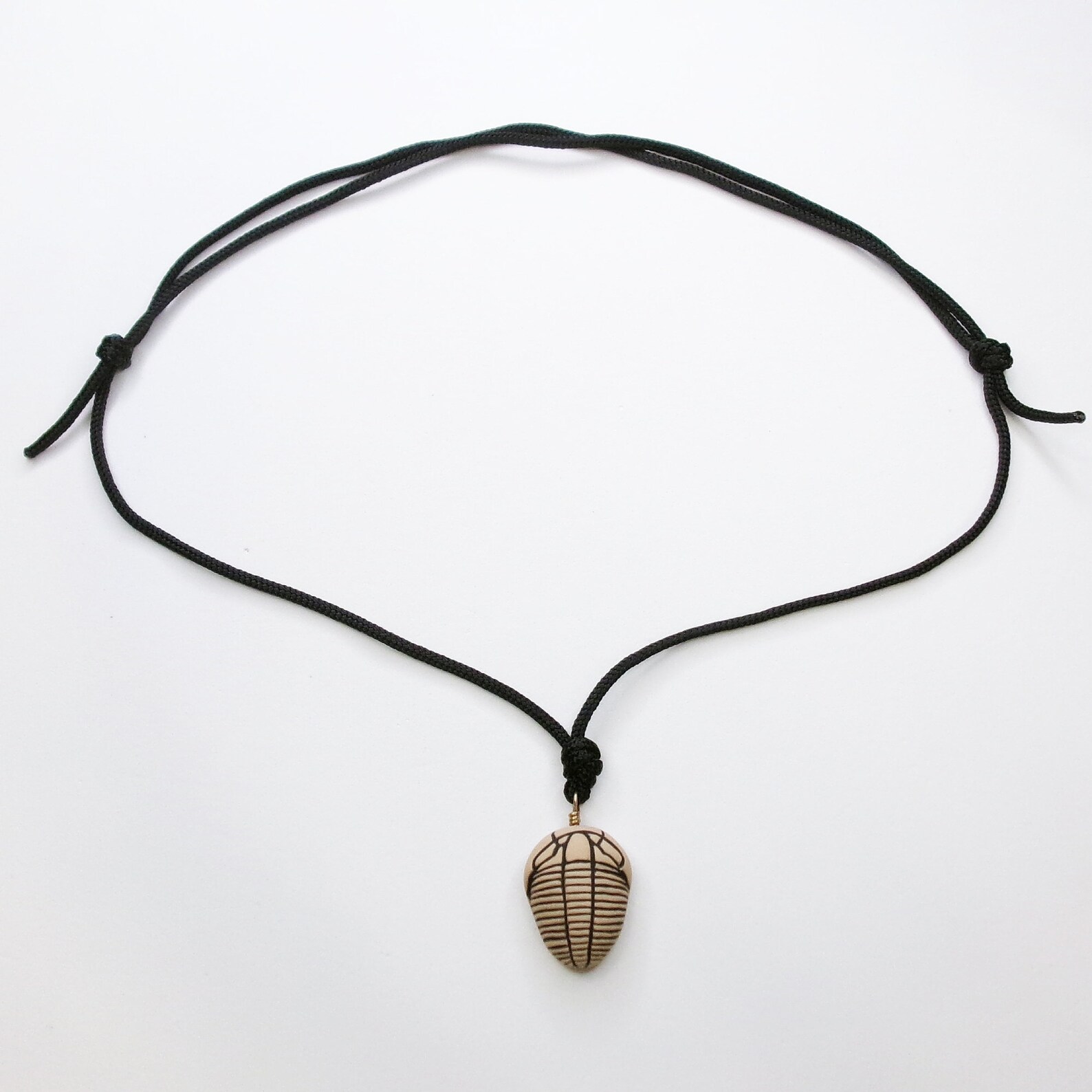 Adjustable Trilobite Polymer Clay Necklace for Men or Women - Etsy
