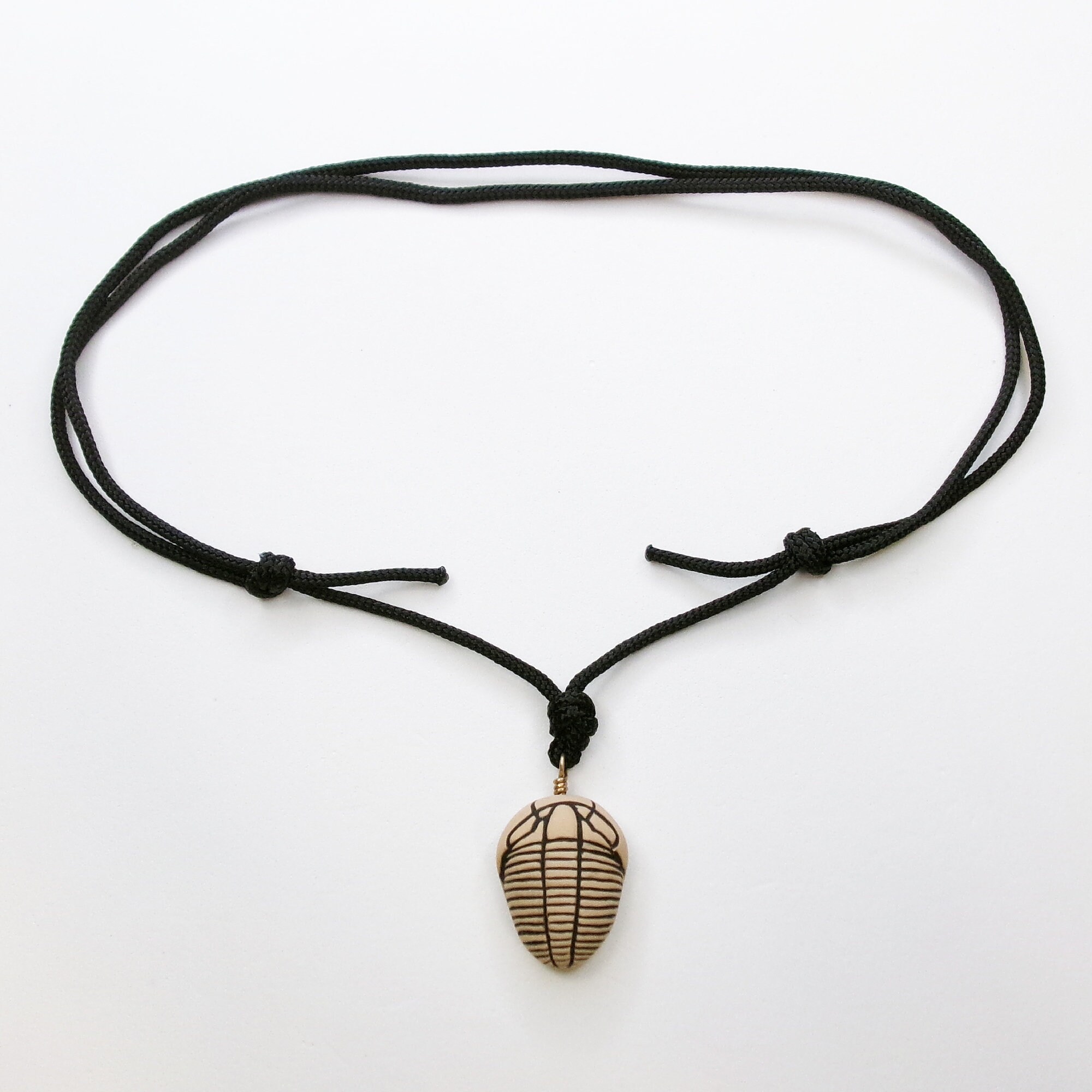 Adjustable Trilobite Polymer Clay Necklace for Men or Women - Etsy