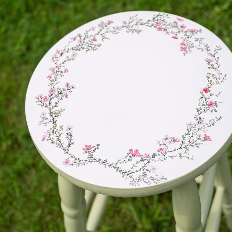 Hand Painted Bar Stools - Etsy