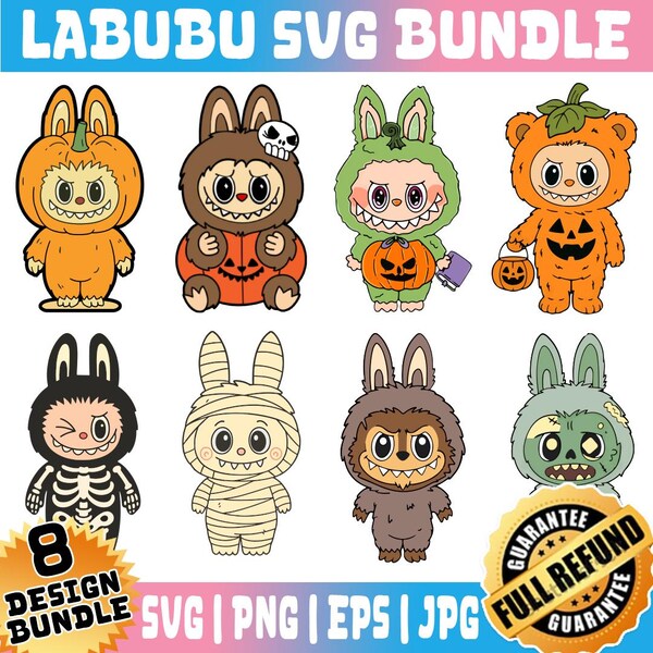 Labubu Faces Png - Etsy