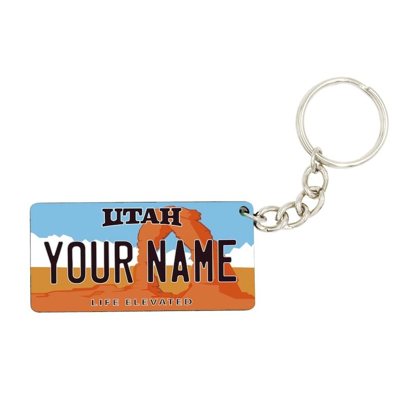 City and State Keychain - Etsy