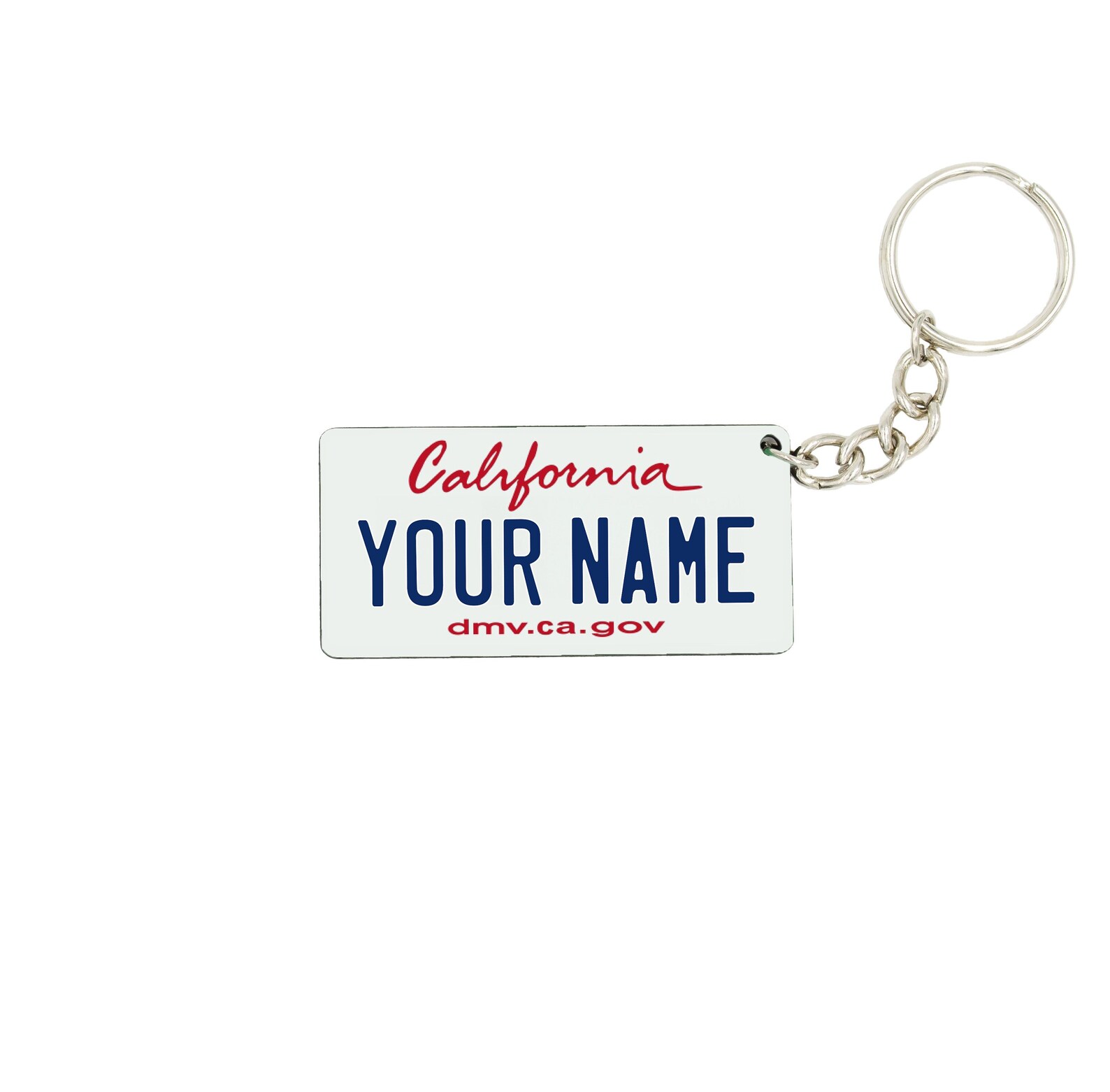 California License Plate Keychain - Personalized - Etsy