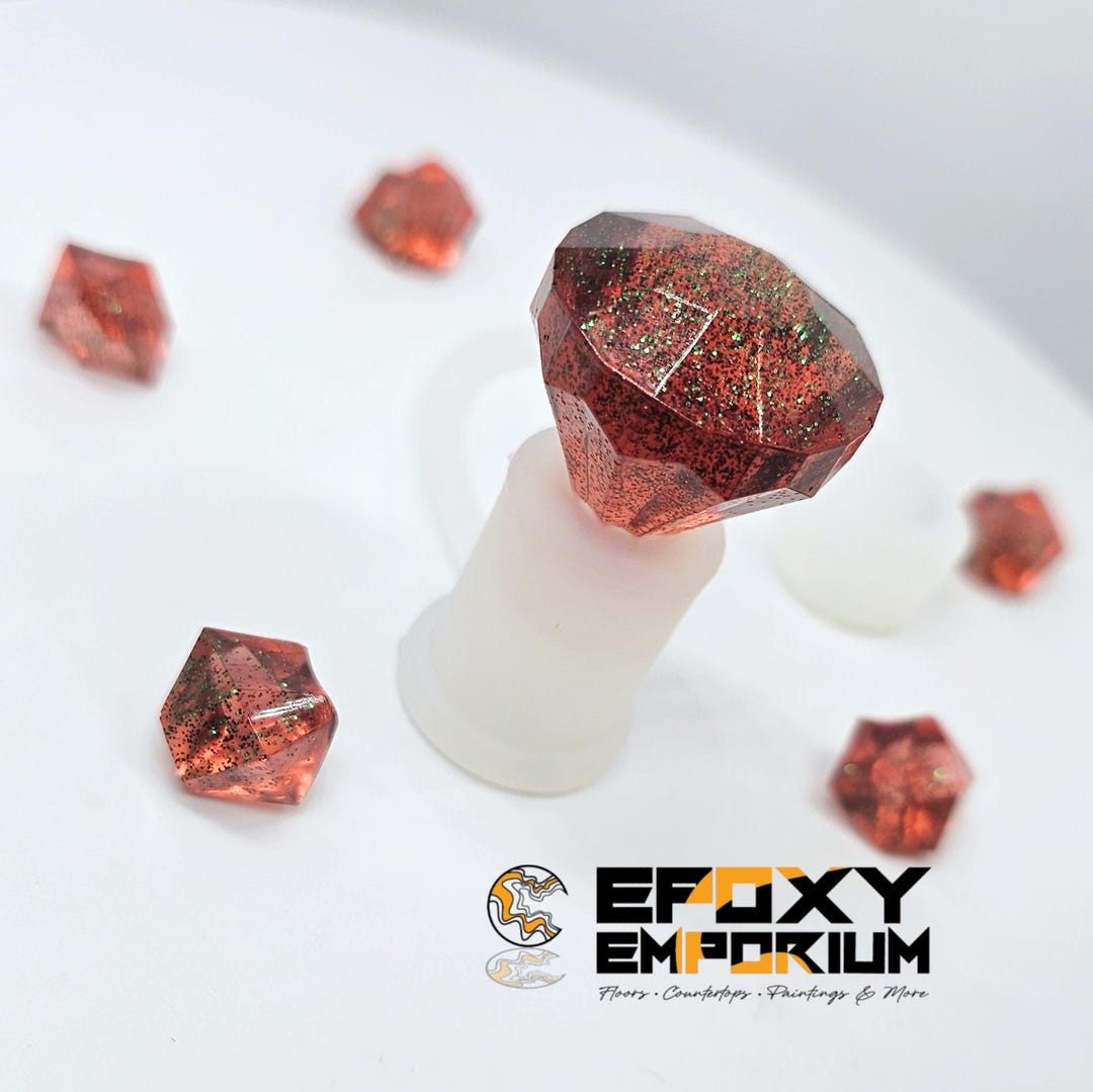 Mistletoe Diamond Straw Topper - Etsy