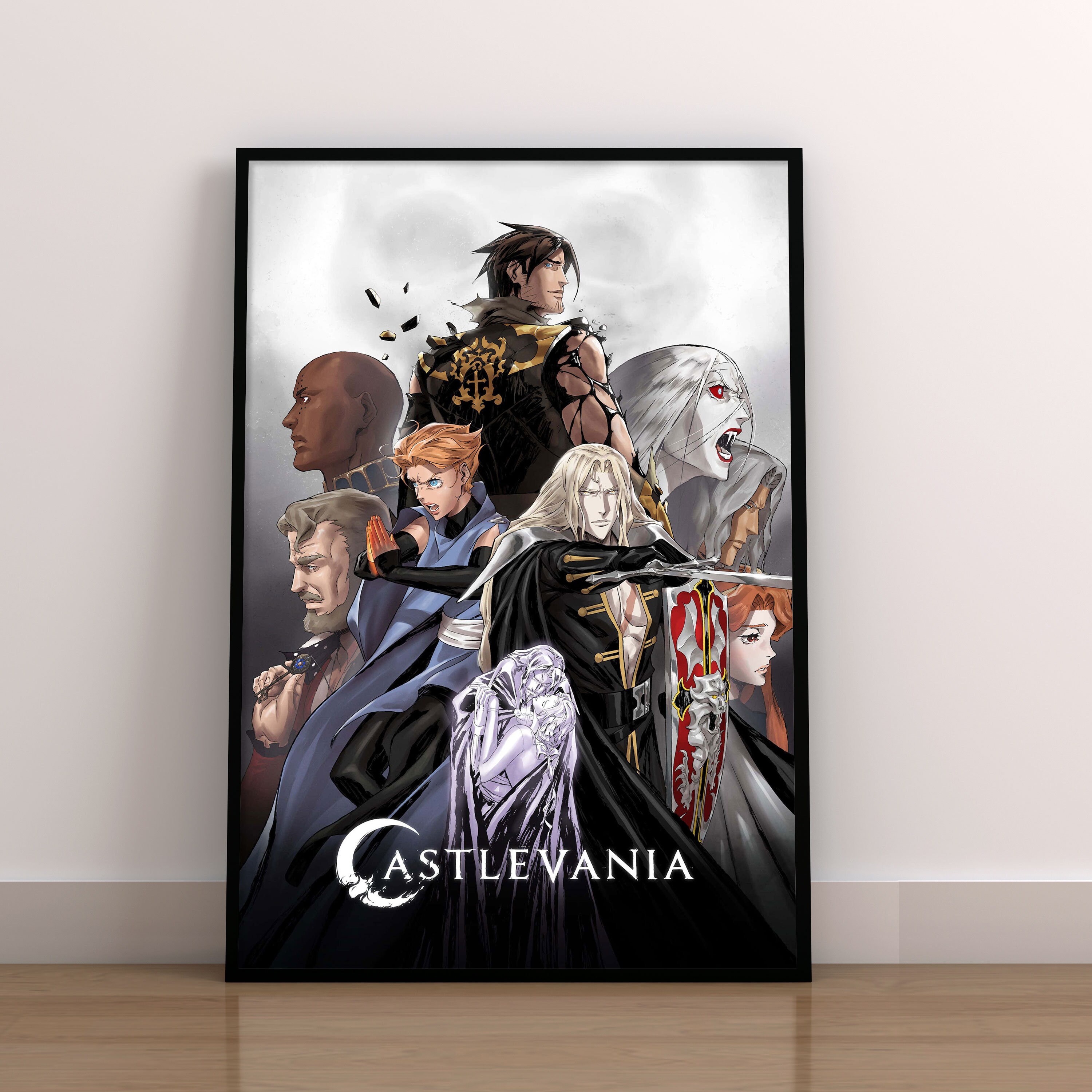 Castlevania Poster Wall Art Wall Prints Home Decor White Kraft Paper ...