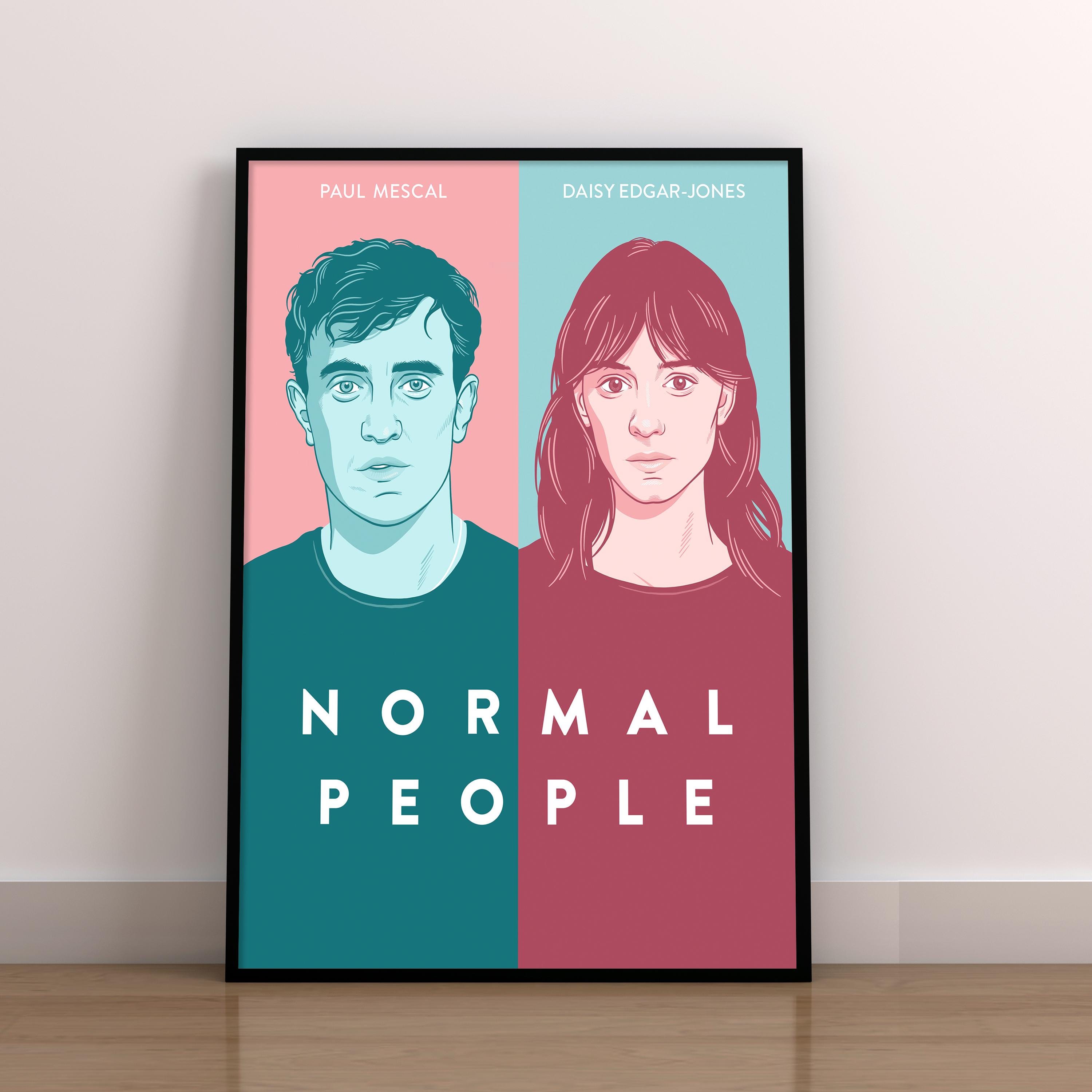 Normal People Poster Wall Art Wall Prints Home Decor Classic Matte ...