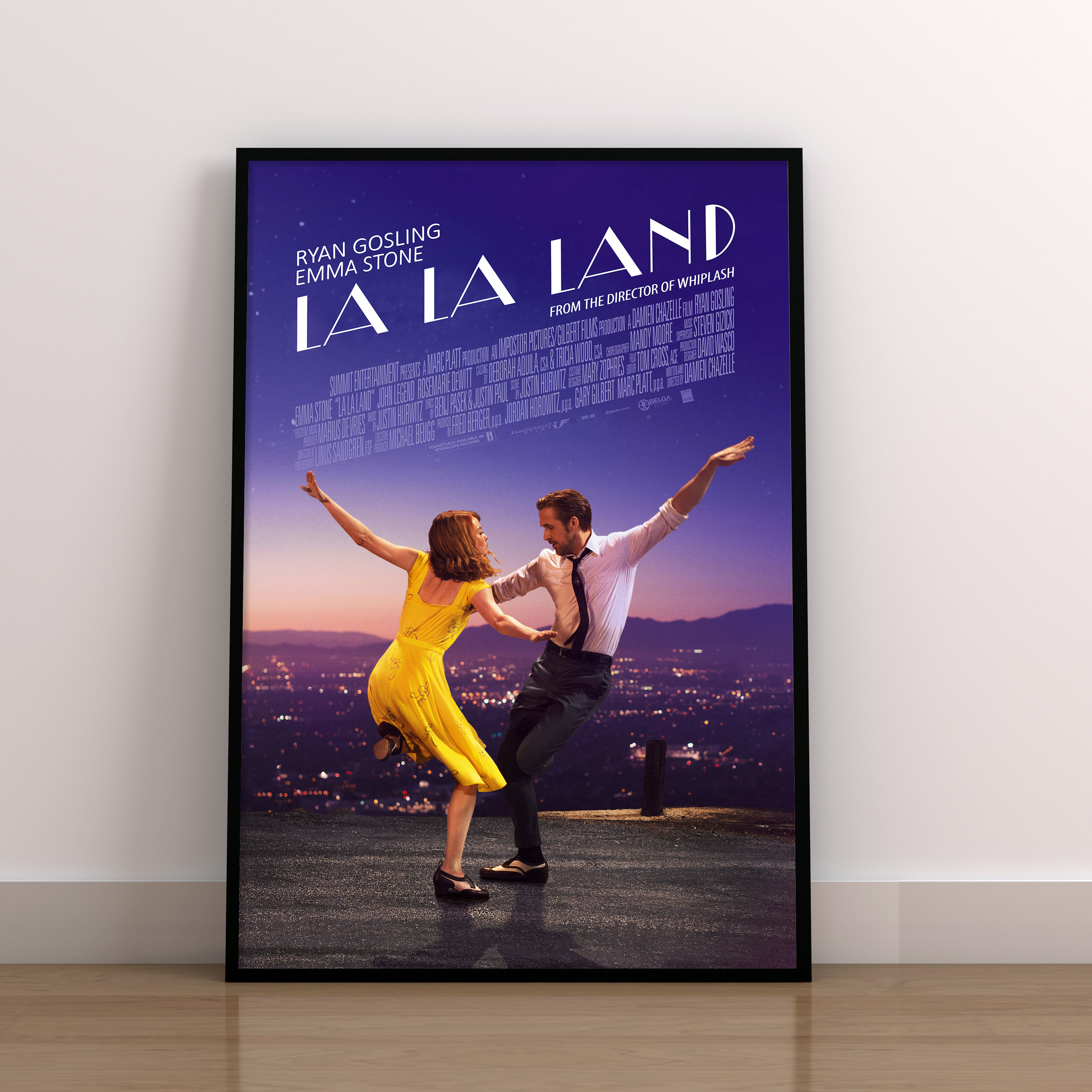 La La Land Poster Wall Art Wall Prints Home Decor Classic Matte Paper Print Gift Poster Movie ...