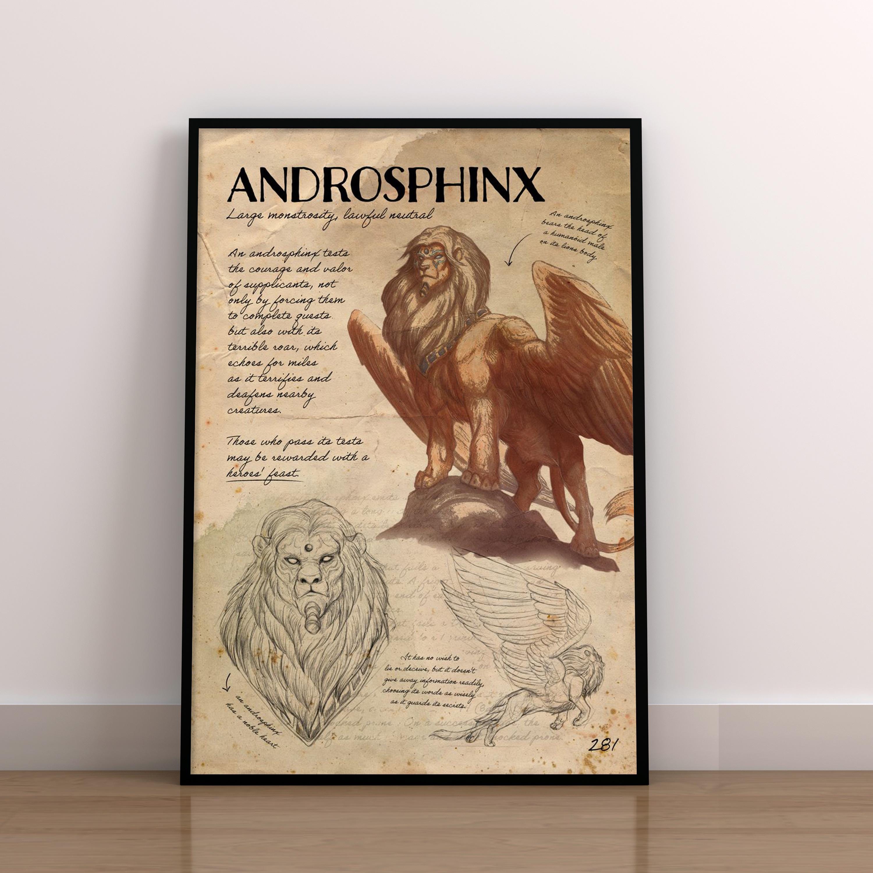 Dungeons Dragons Monster Manual Poster Wall Art Wall Prints Home Decor ...